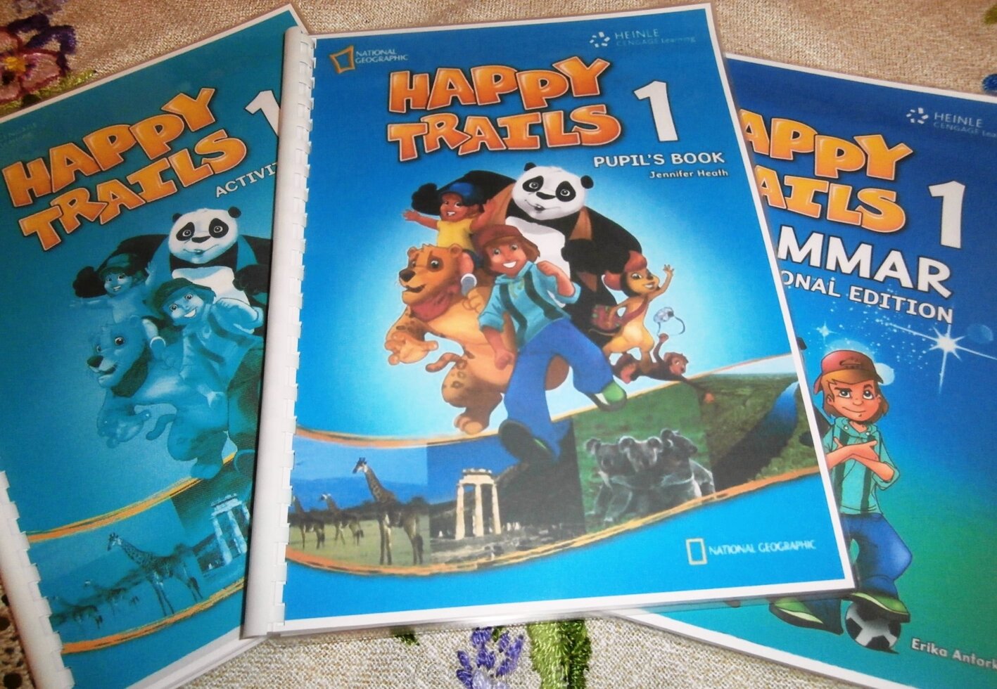 Happy Trails 1, 2 Pupil's Book, Grammar Book, Activity Book (1268621190 ...