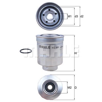 Фільтр паливний Champion KC389D (1627817009) купити з доставкою за ...