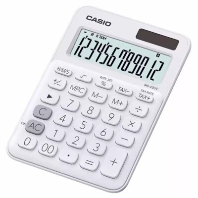 Калькулятор casio MS-20UC-WE-W-EC, білий (CALC-CAS-MS-20UC-WE) (1621239886) купити з доставкою ...