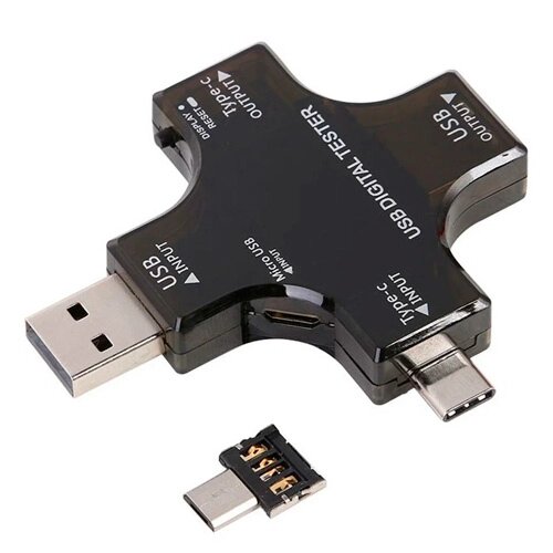 USB тестер струму напруги ємності, Type-C MicroUSB, Atorch J-7C ...