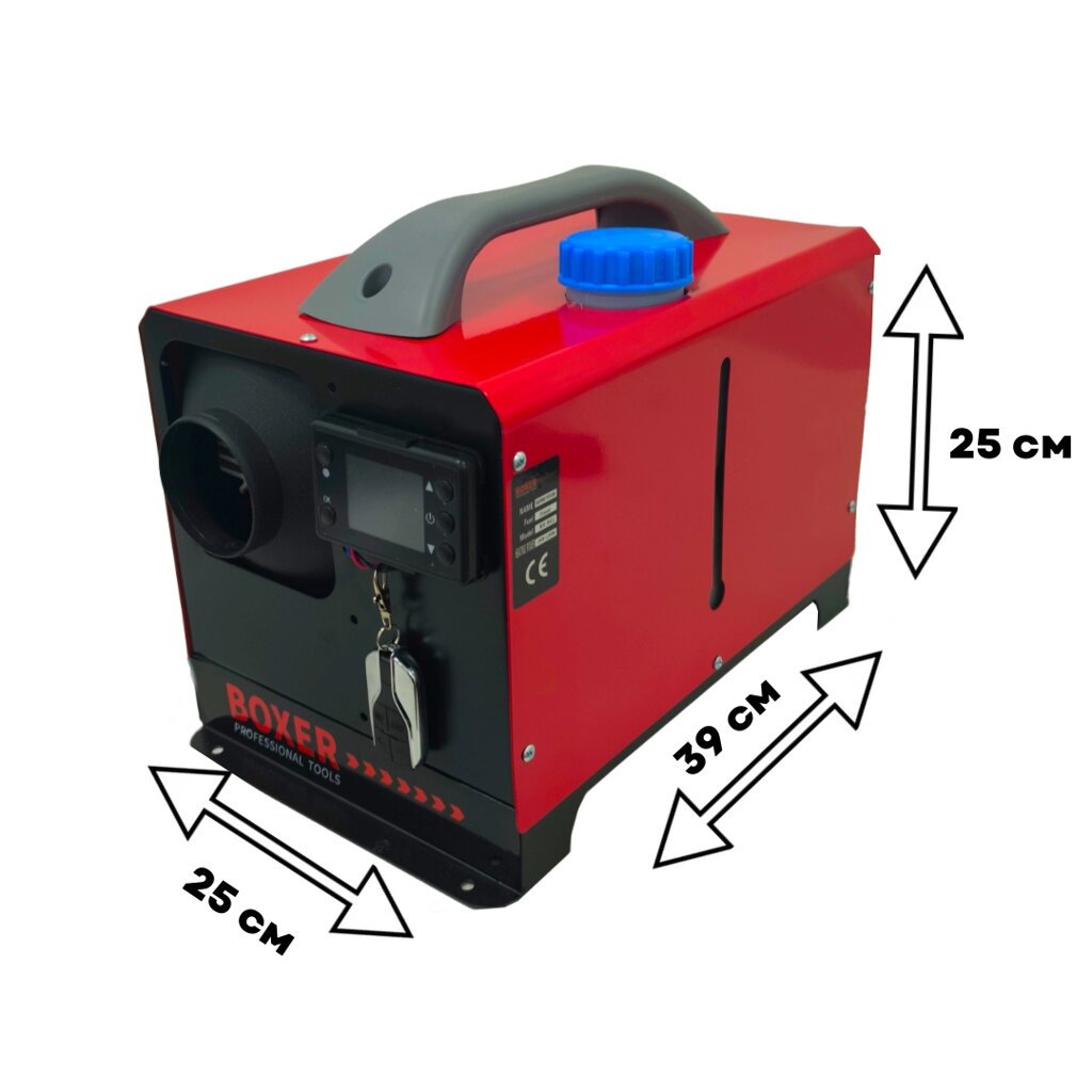 Потужний автономний дизельний обігрівач Bulltech EBT-0001 : 10 кВт 12В ...