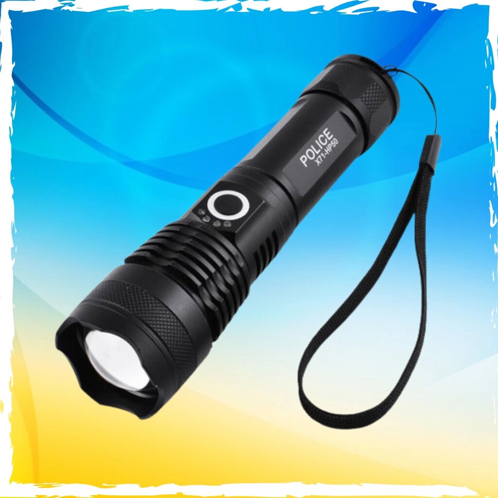 Тактичний ліхтар. Ліхтарик POLICE BL-X71-P50. Ліхтар ручний - купити за вигідно низькою ціною ...