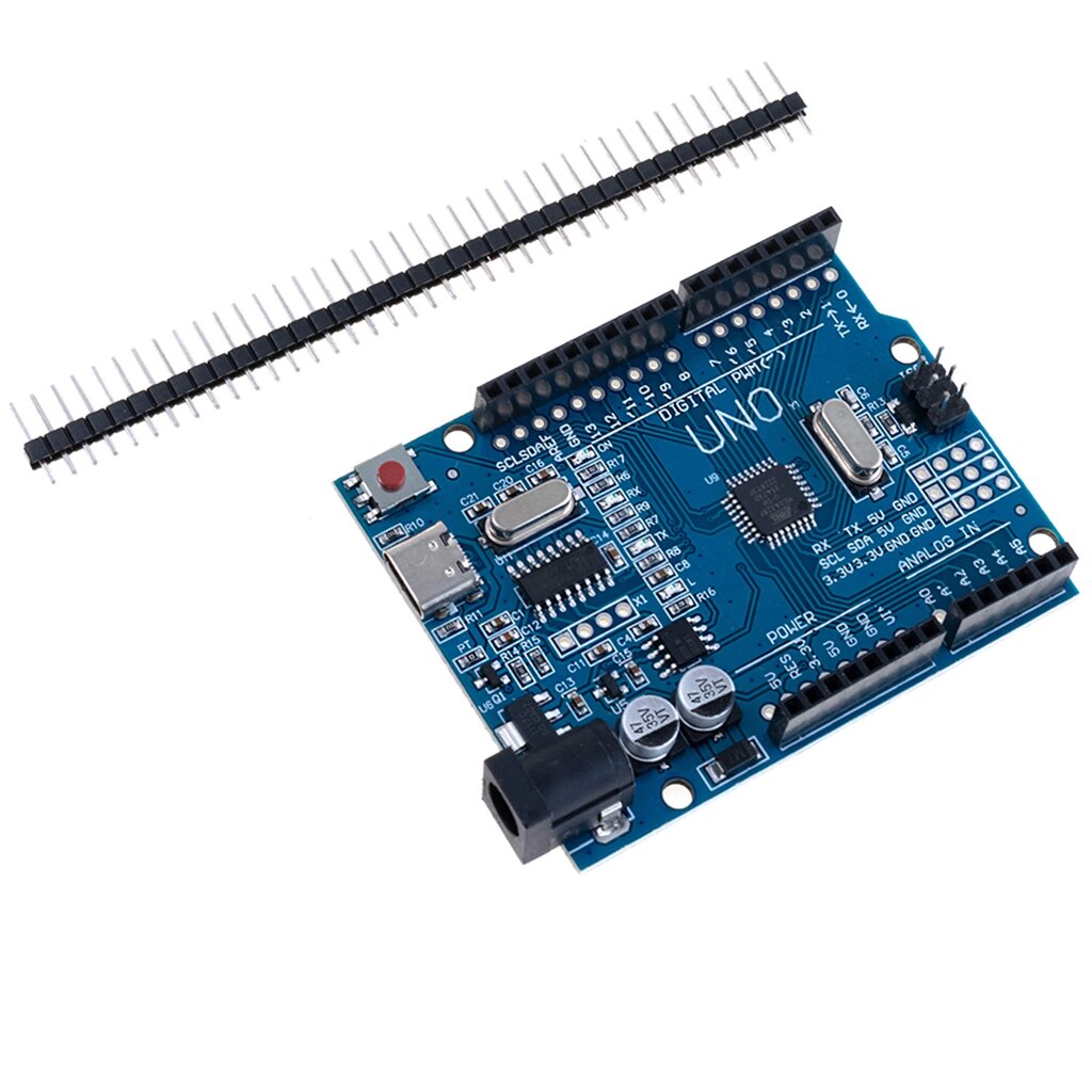 Arduino UNO R3-MEGA328P type-C (1602607617) купити з доставкою за ...